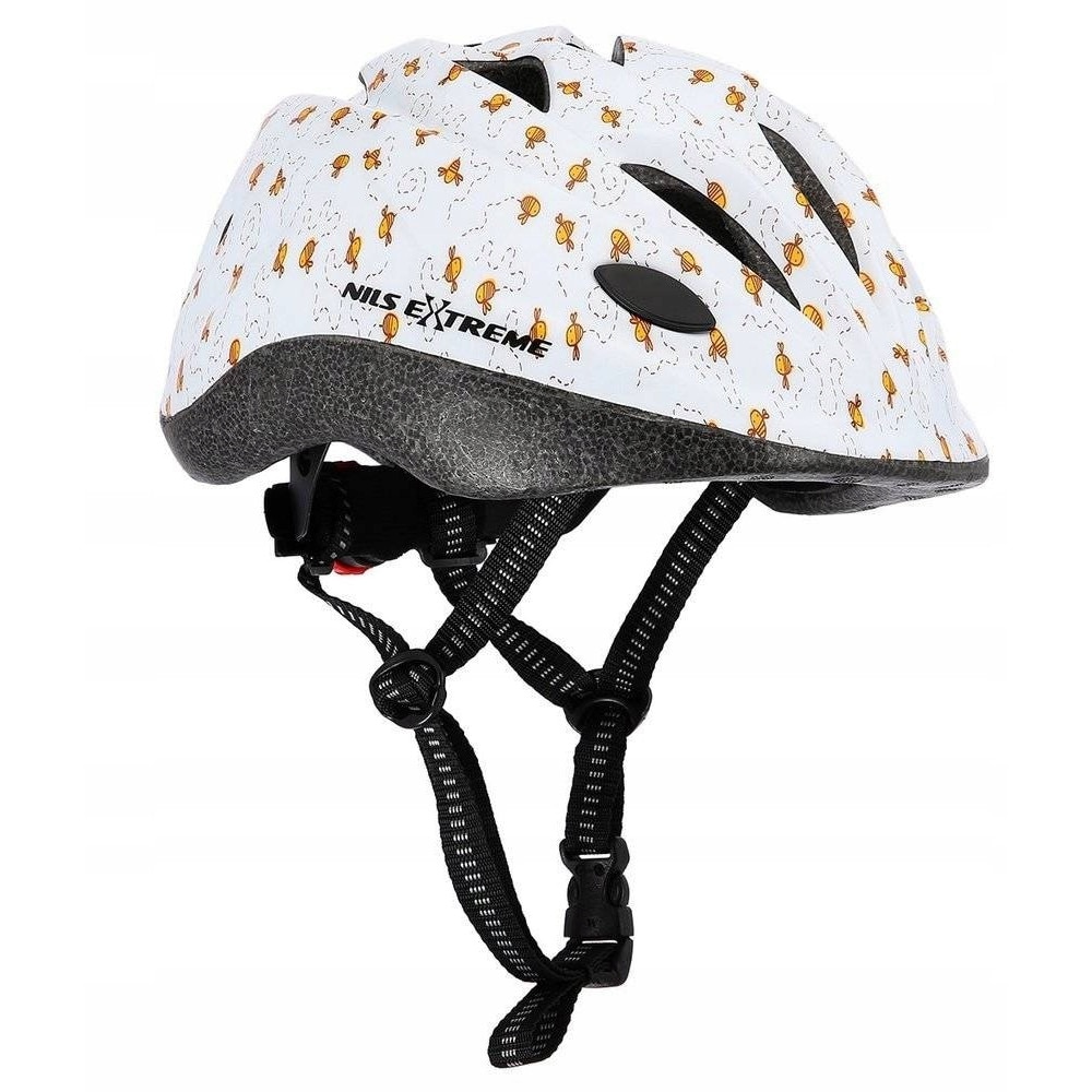 Casca protectie copii Meteor, 49-58 cm, Alb - eMAG.ro