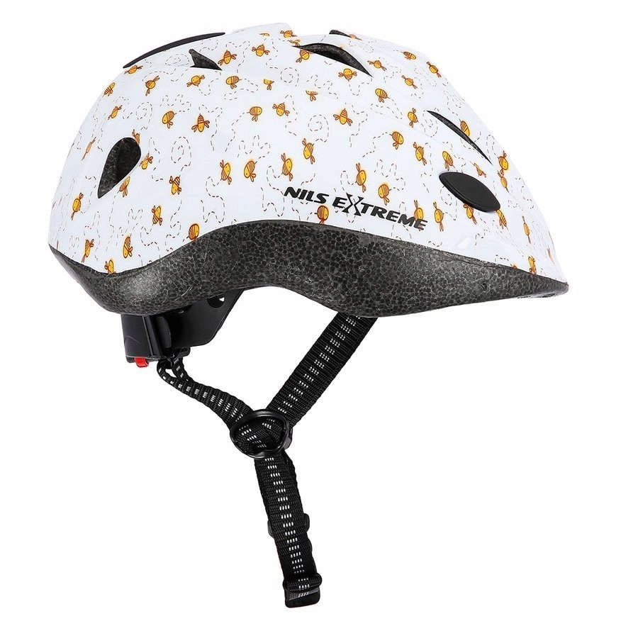 Casca protectie copii Meteor, 49-58 cm, Alb - eMAG.ro