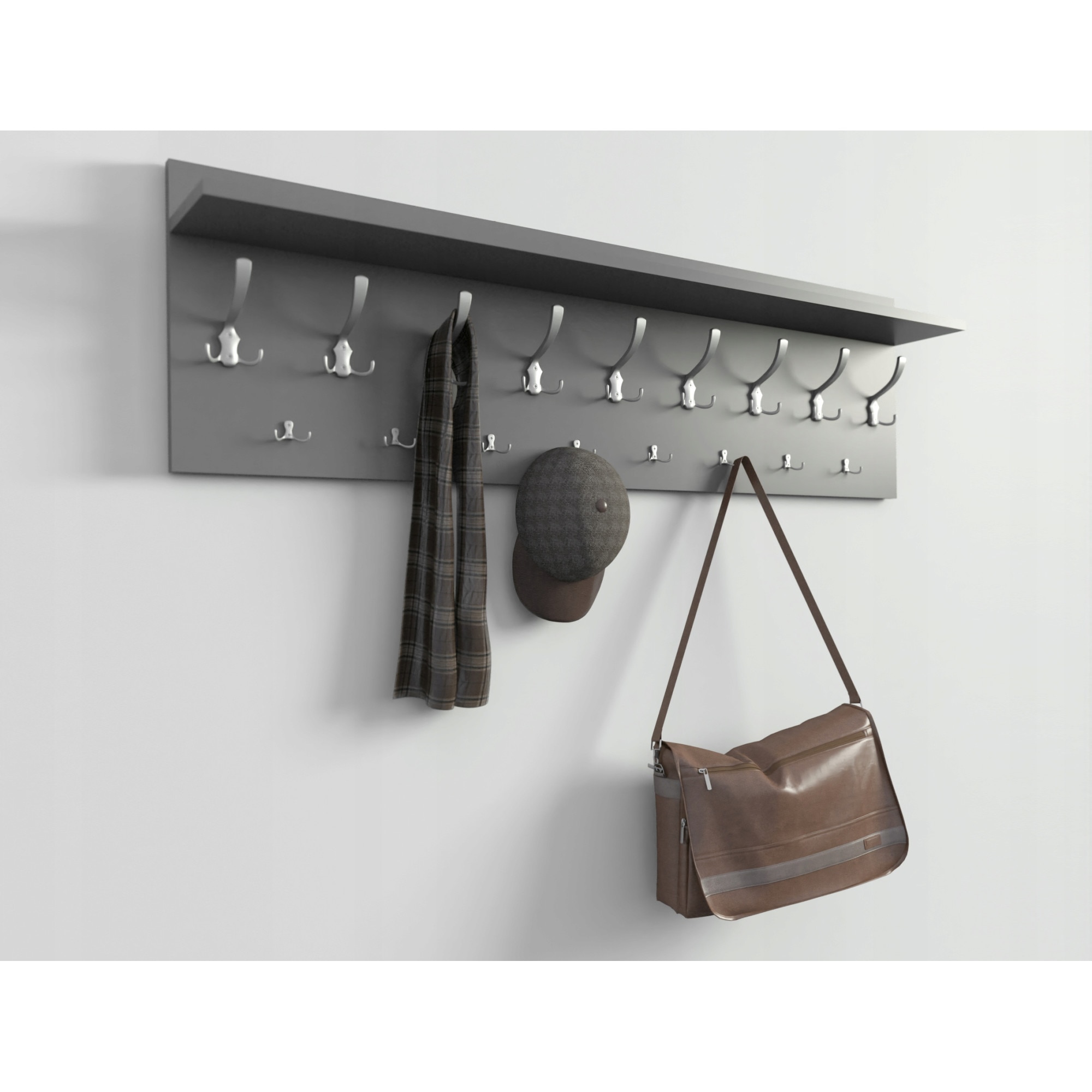 Cuier, 130 cm, PAL, Negru - eMAG.ro