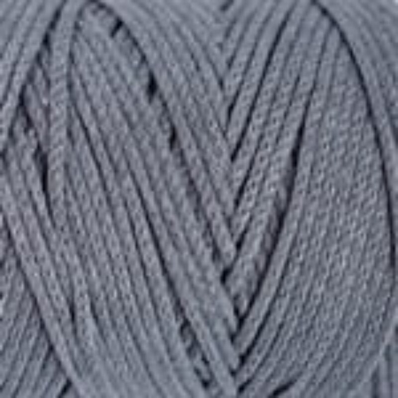 Fir textil pentru macrame, YarnArt, Bumbac, 225m, Gri - eMAG.ro