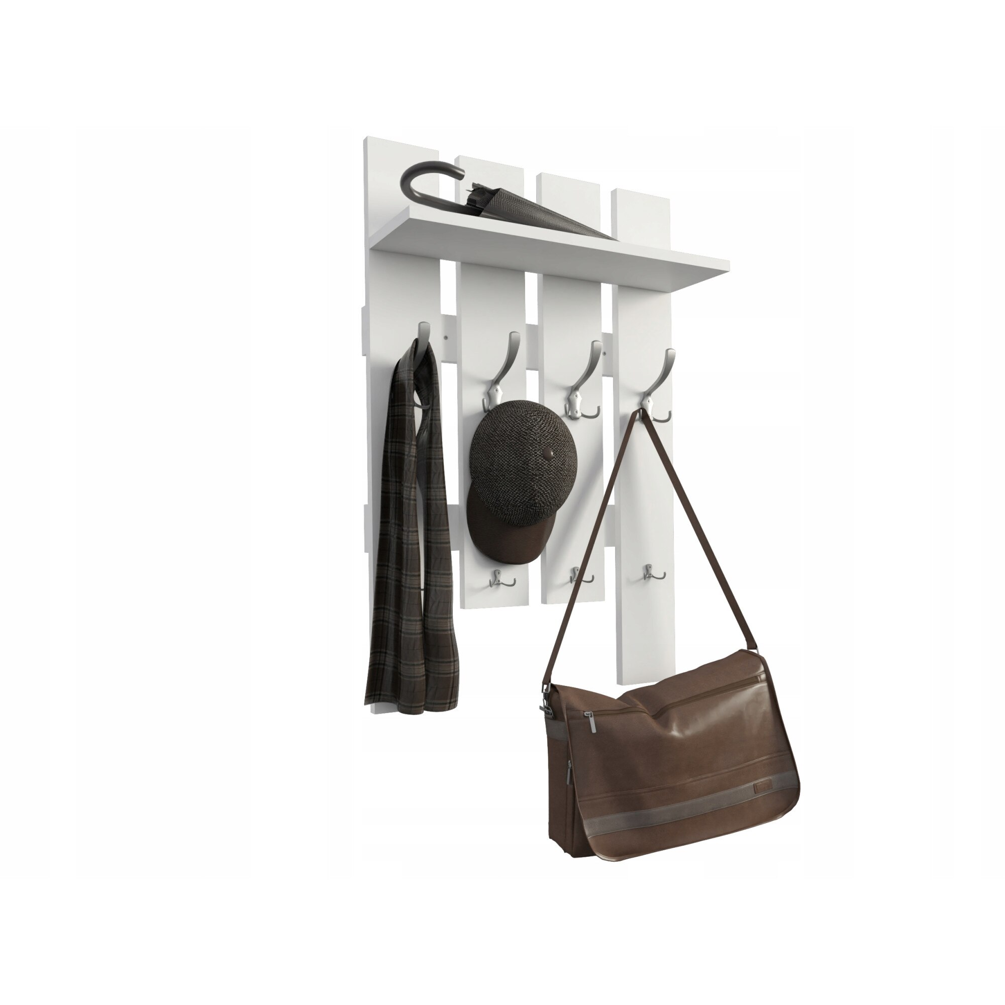 Cuier, PAL, Alb, 90 cm - eMAG.ro