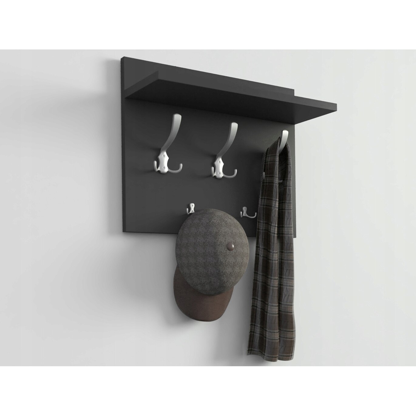 Yrke Előszoba fogas, Akasztó, Forgácslap, Fehér, 50 cm - eMAG.hu