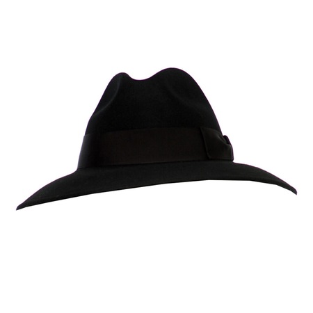 Palarie dama Elaine, neagra, bor mediu, fetru de lana - eMAG.ro