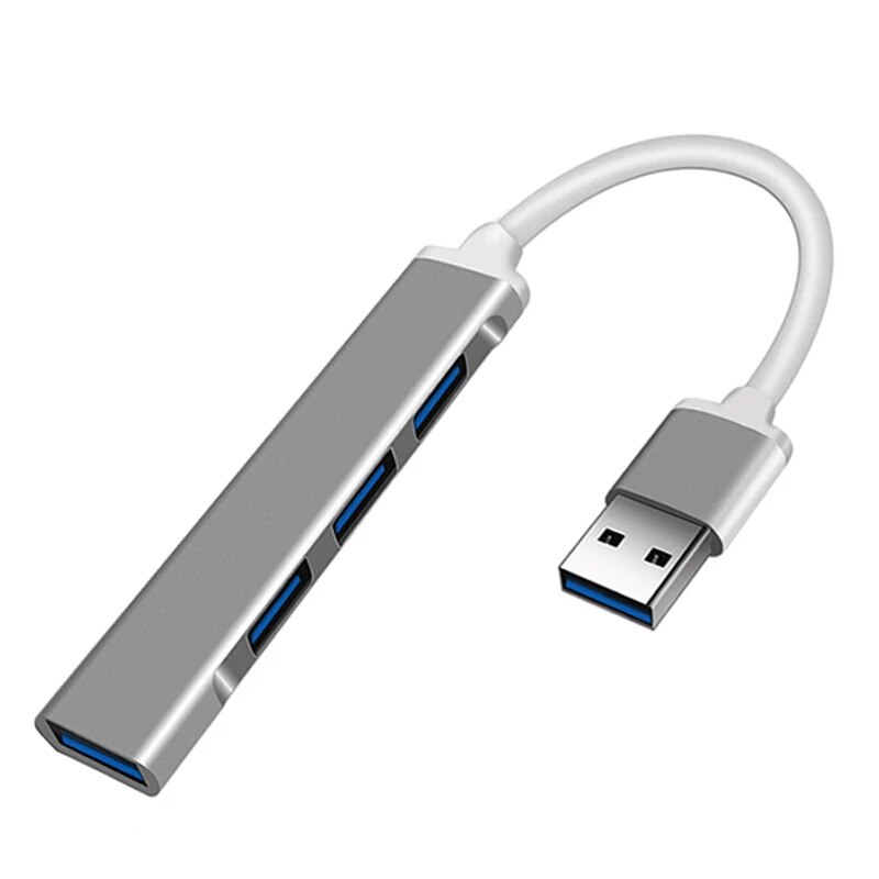 Hub USB 4 in 1 Qeno® Tip C / USB 3.0. Cu Port HDMI 4K, Cu Card Reader ...
