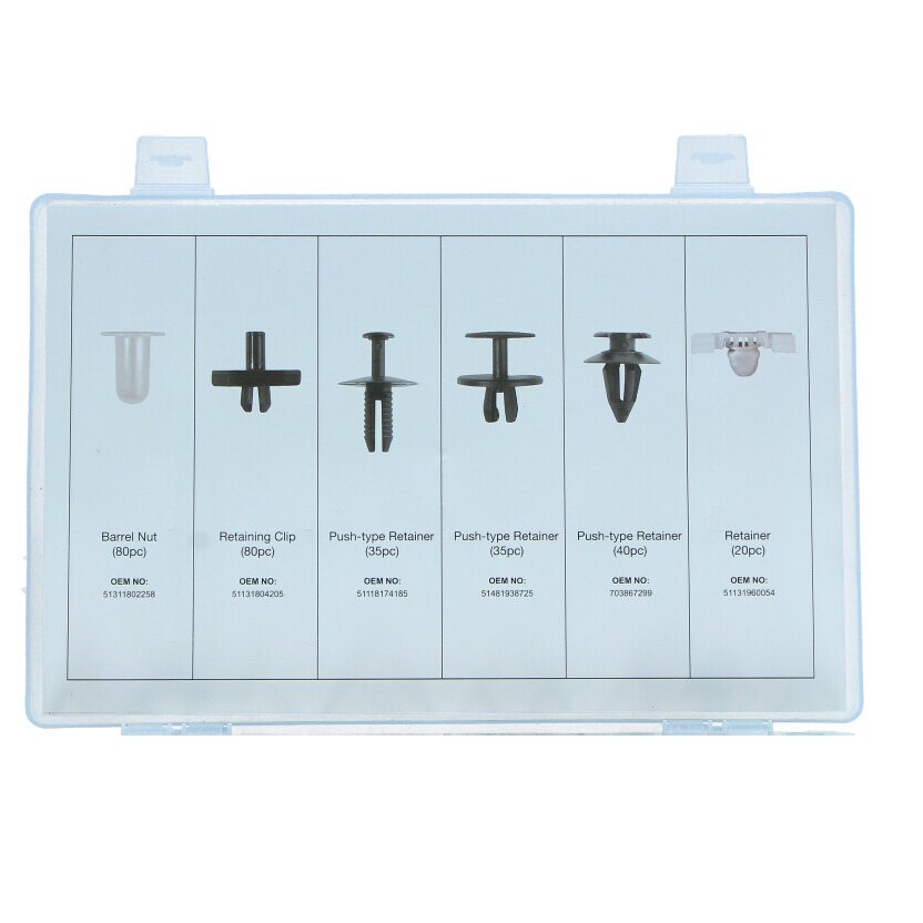 Set clipsuri cleme auto de plastic, BMW, 290 piese - eMAG.ro