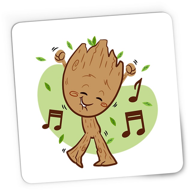 Гейминг подложка за мишка Baby Groot Music Love Dance Marvel, 21x19 см ...