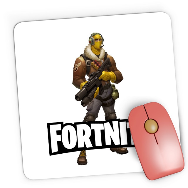 Mousepad Gaming Fortnite Mask Male Arena Zone Gameplay Pro, 21x19 cm ...