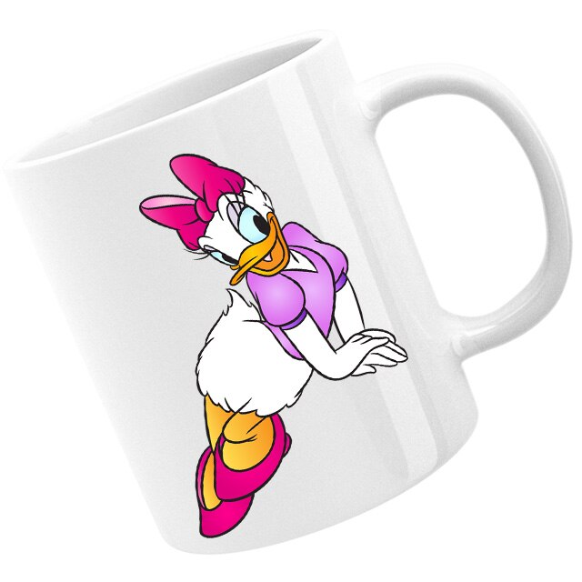 Чаша Donalt Duck Daisy Lady Beautiful Disney, Бял, 330 мл - eMAG.bg