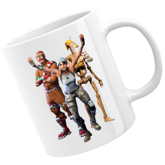 Bögre Fortnite Happy Esports Star Wars Droid, Fehér, 330 ml - eMAG.hu