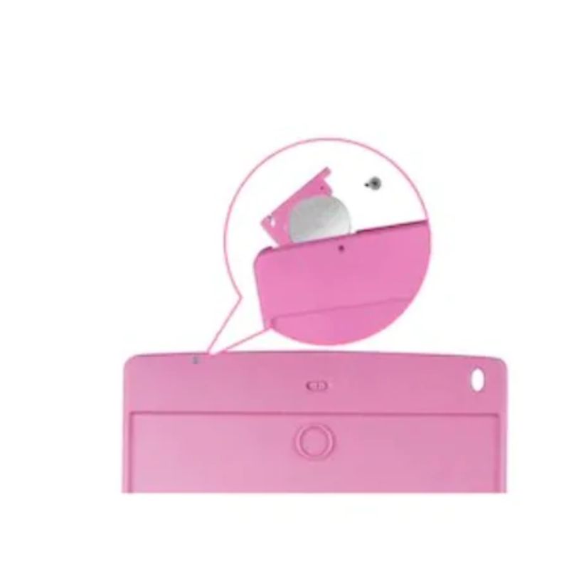 Tableta digitala LCD, 10 inch, pentru scris si colorat, 27 cm, roz, 3 ...