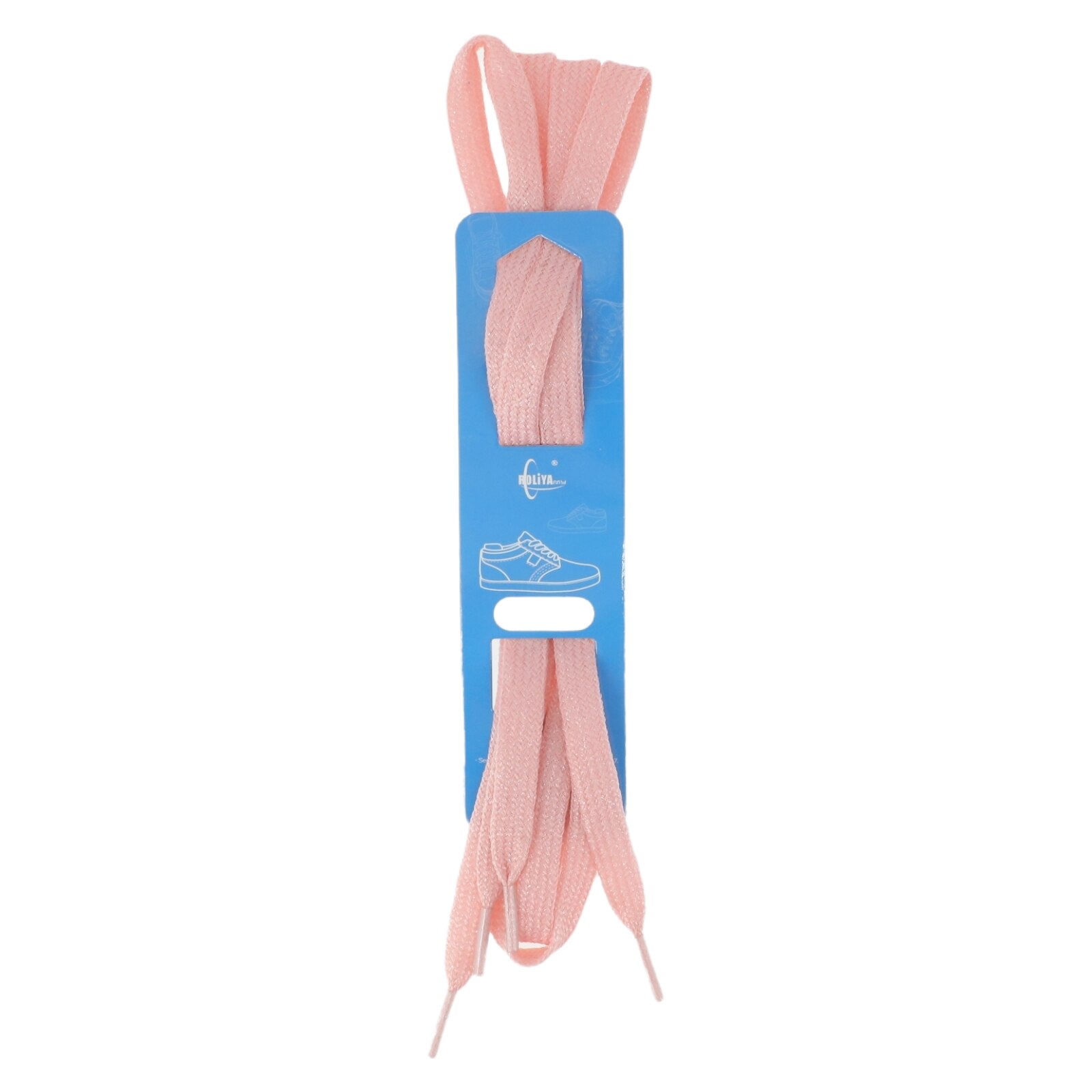 Sireturi, 100 x 1 cm, Roz cu sclipici - eMAG.ro