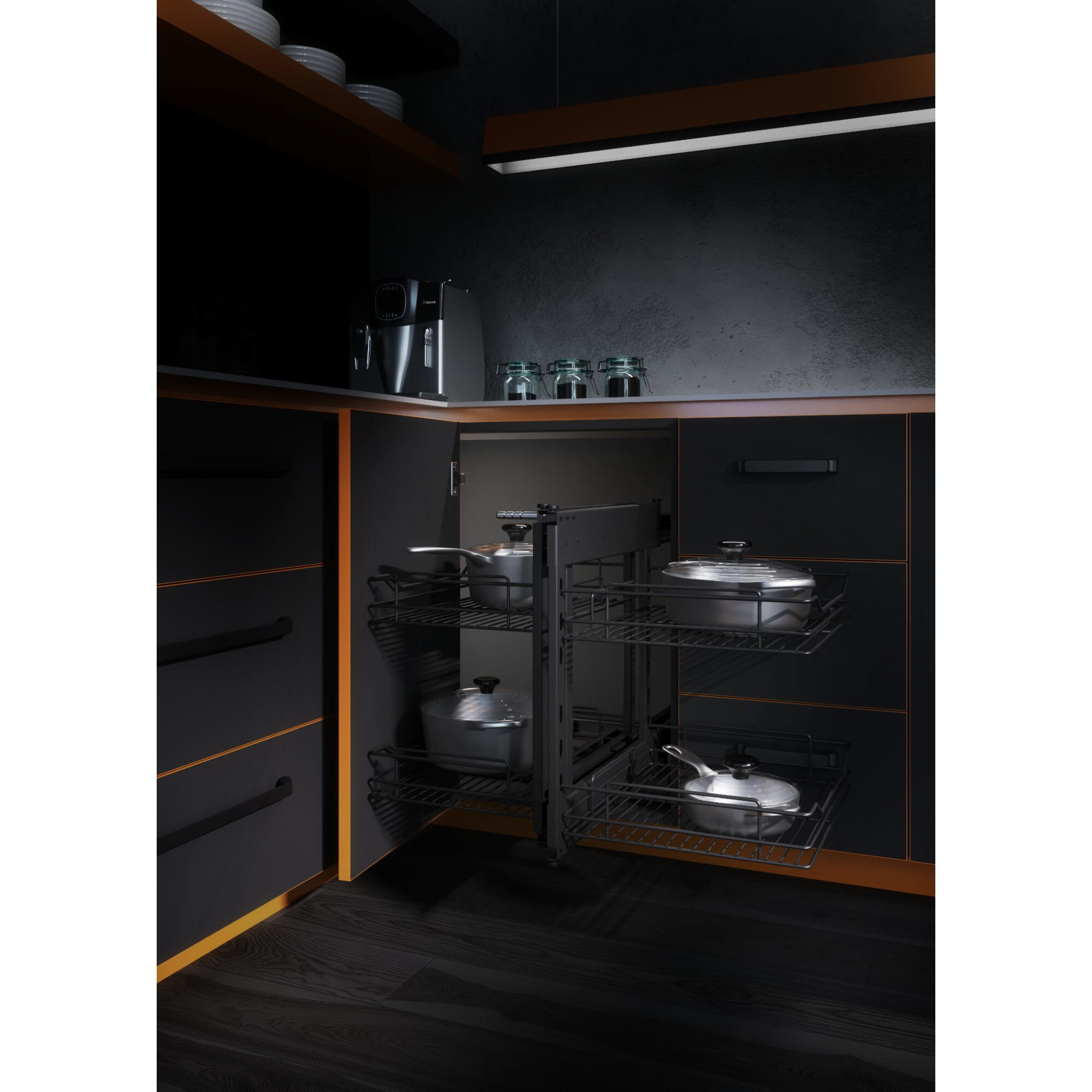 Raft de colt Stolmet, Magic Comfort 1200, Metal, Universal stanga ...