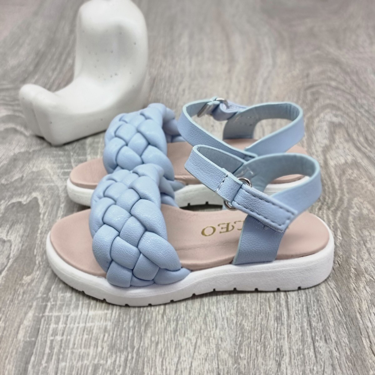 Sandale de copii, inTrend, 231B, Piele ecologica, Bleu, 24 - eMAG.ro