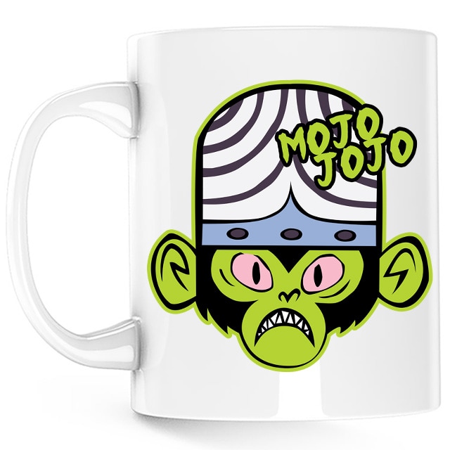 Bögre The Powerpuff Girls Mojo Jojo Monkey, Fehér, 330 ml - eMAG.hu