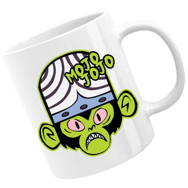 Bögre The Powerpuff Girls Mojo Jojo Monkey, Fehér, 330 ml - eMAG.hu