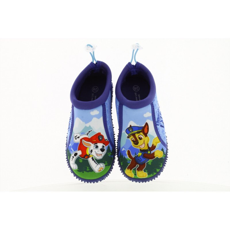 Pantofi de plaja copii, Paw Patrol, Neopren, Albastru, 24 EU - eMAG.ro