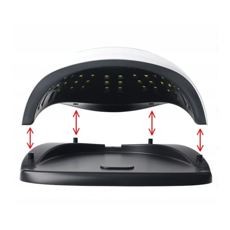 Лампа за маникюр и педикюр Sun T6 Max, 220W, 57 LED светлини, 4 таймера ...