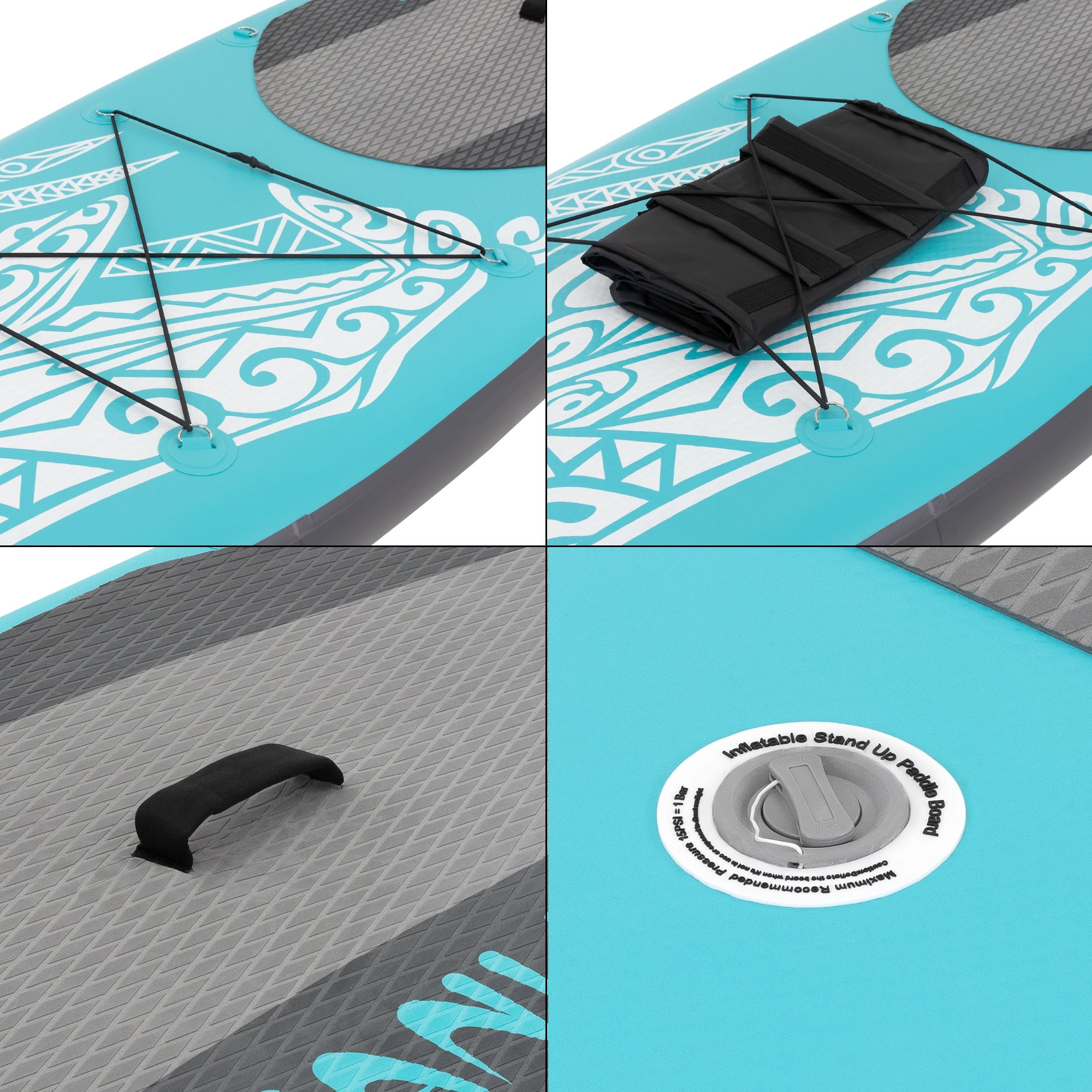 Падъл борд ECD Germany, Stand Up Paddle Board XL, Транспортна чанта ...