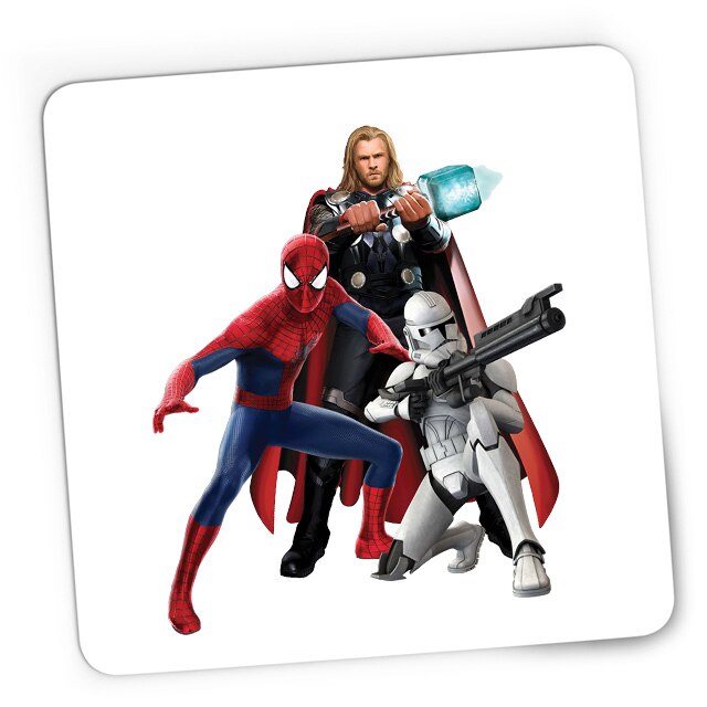 Mousepad Gaming Star Wars Spiderman Thor Marvel Clone Trooper, 21x19 cm ...