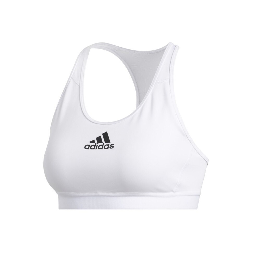 Bustiera Sport, Adidas, poliester, alb, S INTL - eMAG.ro