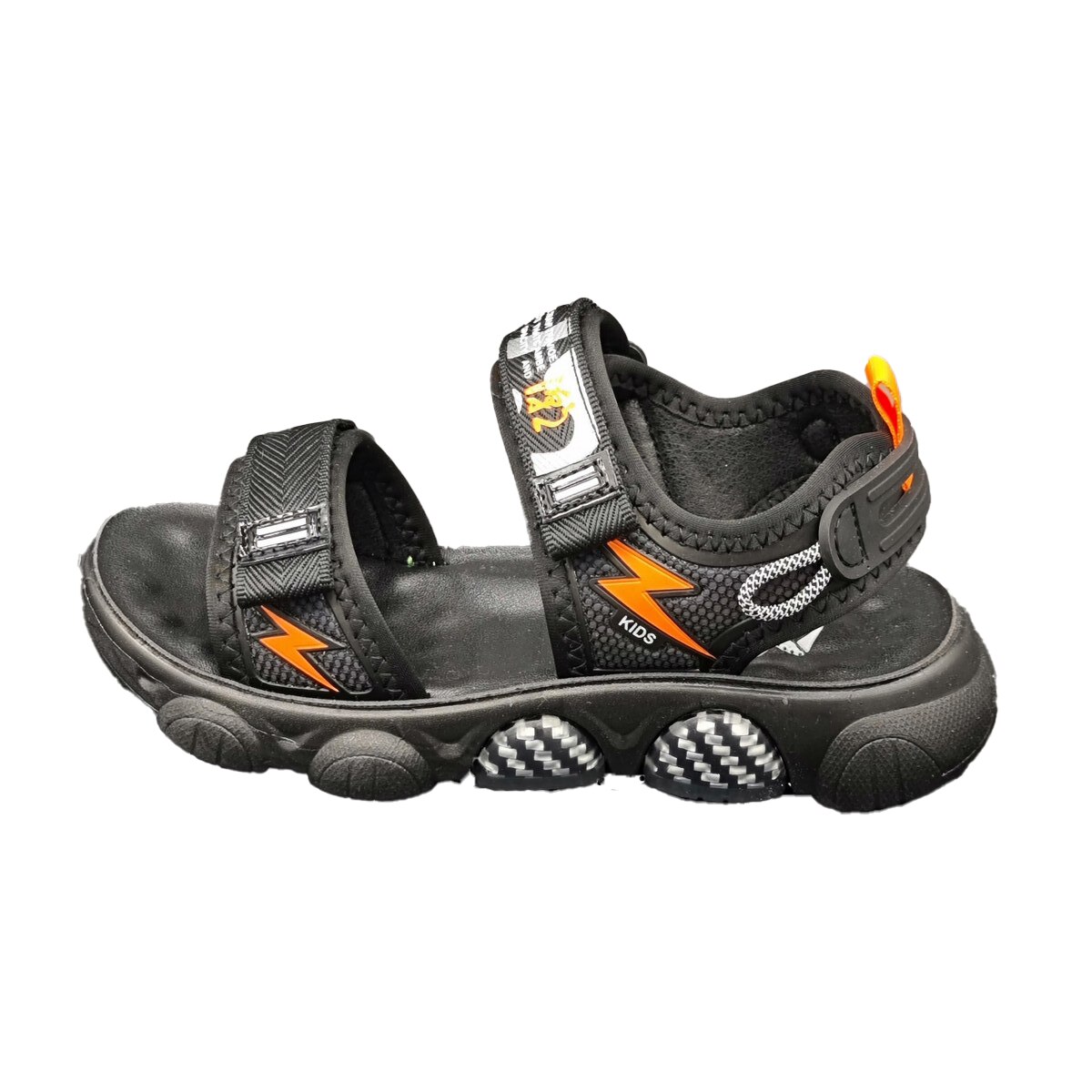 Sandale de copii, inTrend, A01-3L, Textil, Negru - eMAG.ro