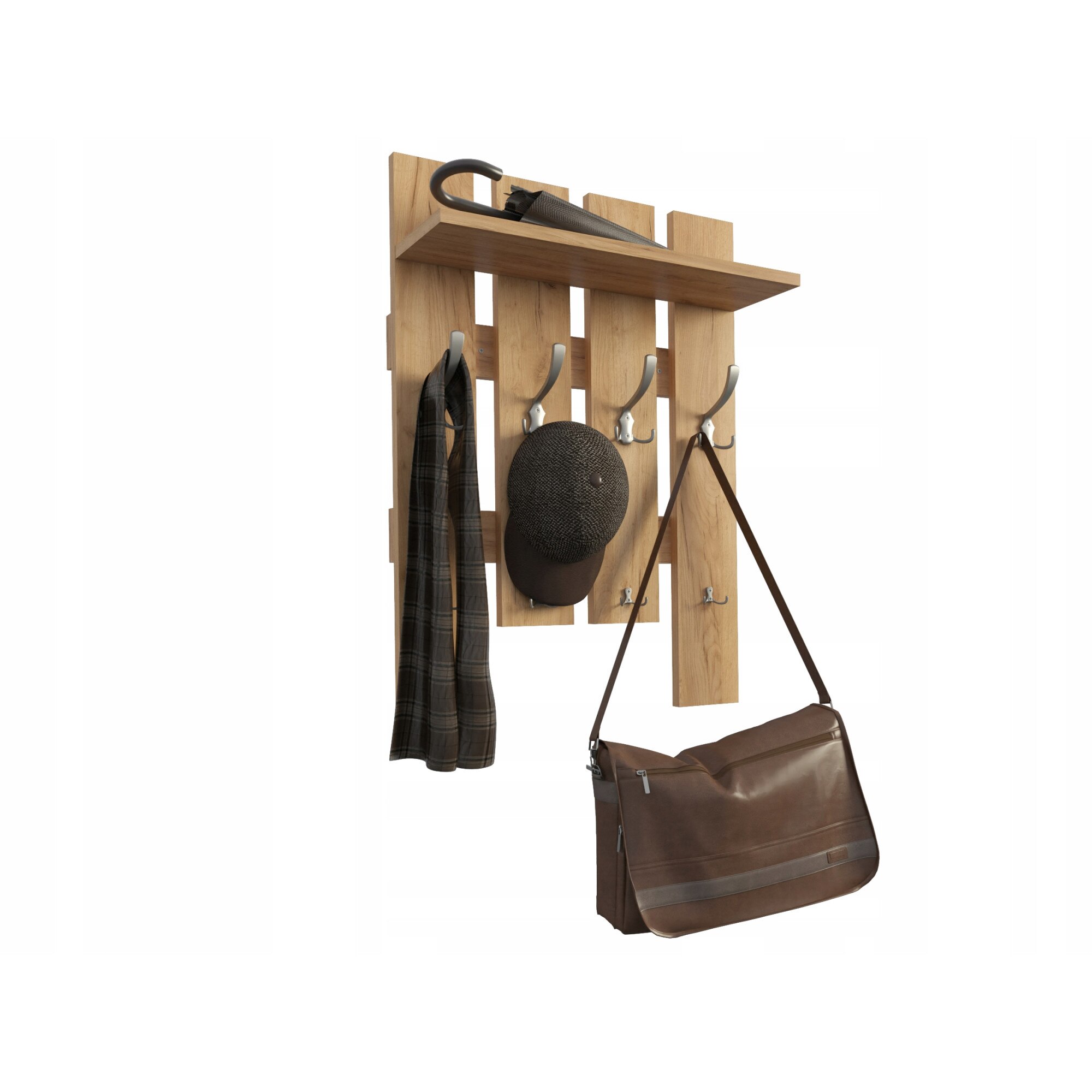 Cuier,PAL, Natural, 80 cm - eMAG.ro