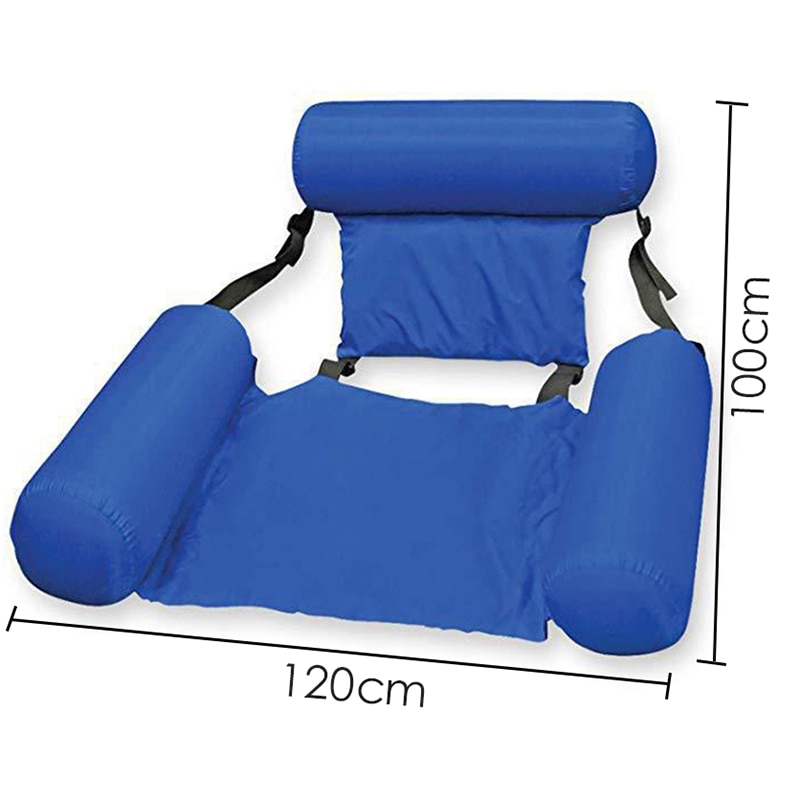 Scaun gonflabil, PVC, 120 x 100, Albastru - eMAG.ro