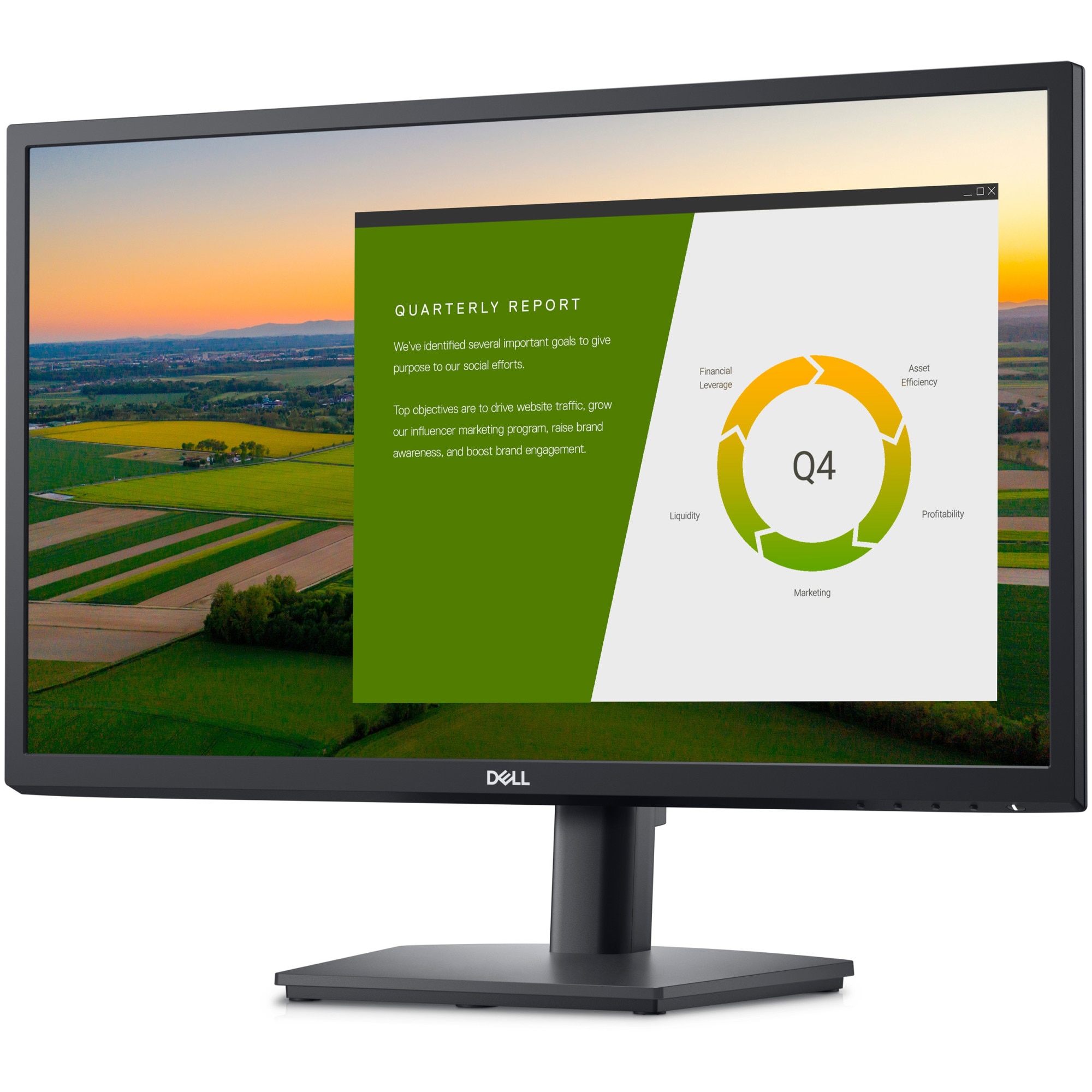 Monitor LED DELL E2422H 23.8 inch FHD IPS 5 ms 60 Hz - eMAG.ro