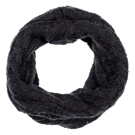 Fular negru de dama pentru iarna, 34 cm - eMAG.ro