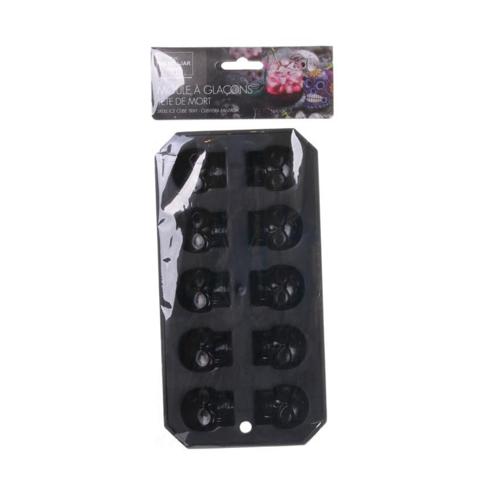 Forma plastic, cuburi de gheata, 2x22x11.4 cm, Craniu - eMAG.ro