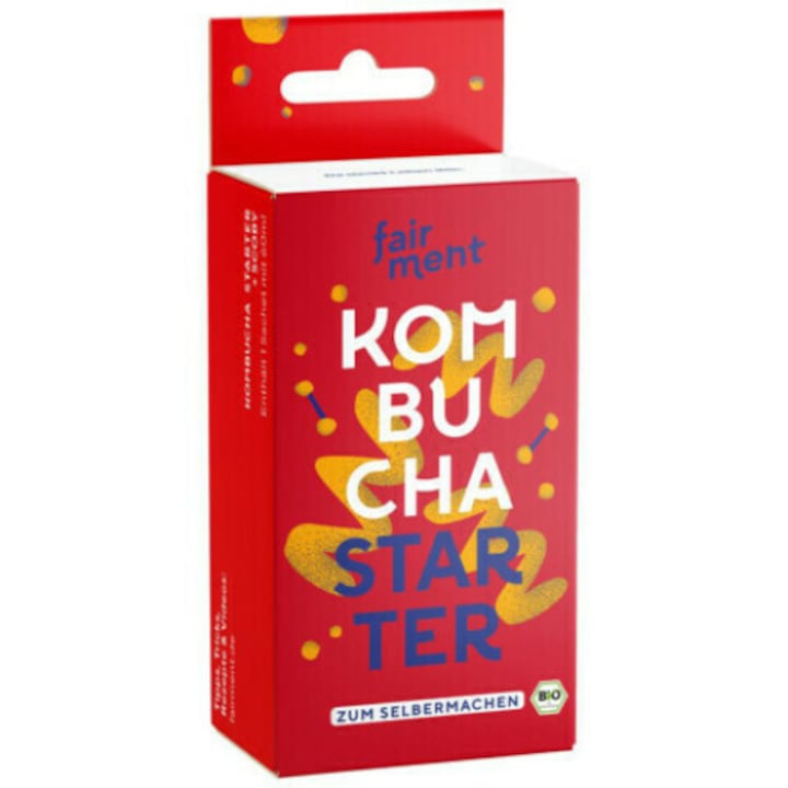Ciuperca kombucha (scoby) starter bio, Fairment, 60 ml - eMAG.ro