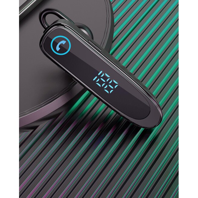 Универсална Bluetooth слушалка с LED дисплей - eMAG.bg