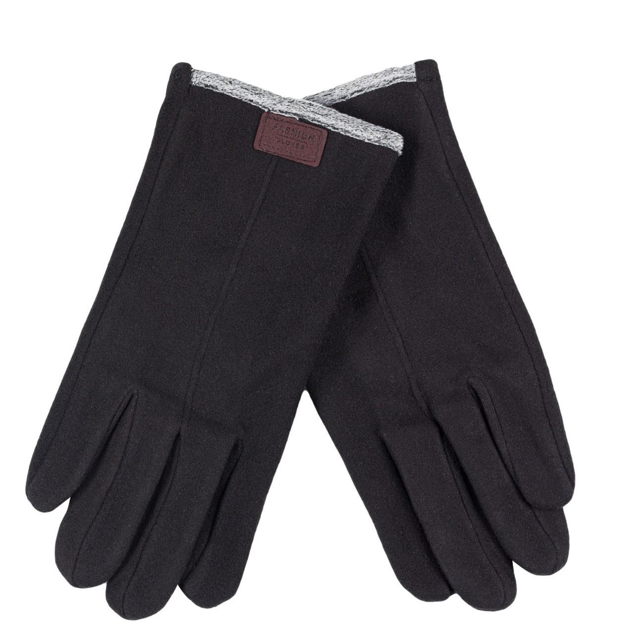 Manusi negre de iarna pentru dame, ecran tactil, One Size - eMAG.ro
