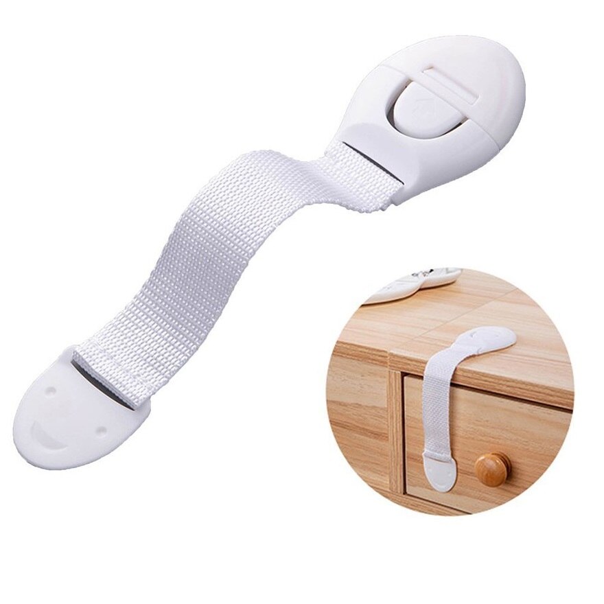 Set 6 bucati siguranta usi copii, CLASStitude, flexibile textile, dimensiune 20 cm, blocator ...