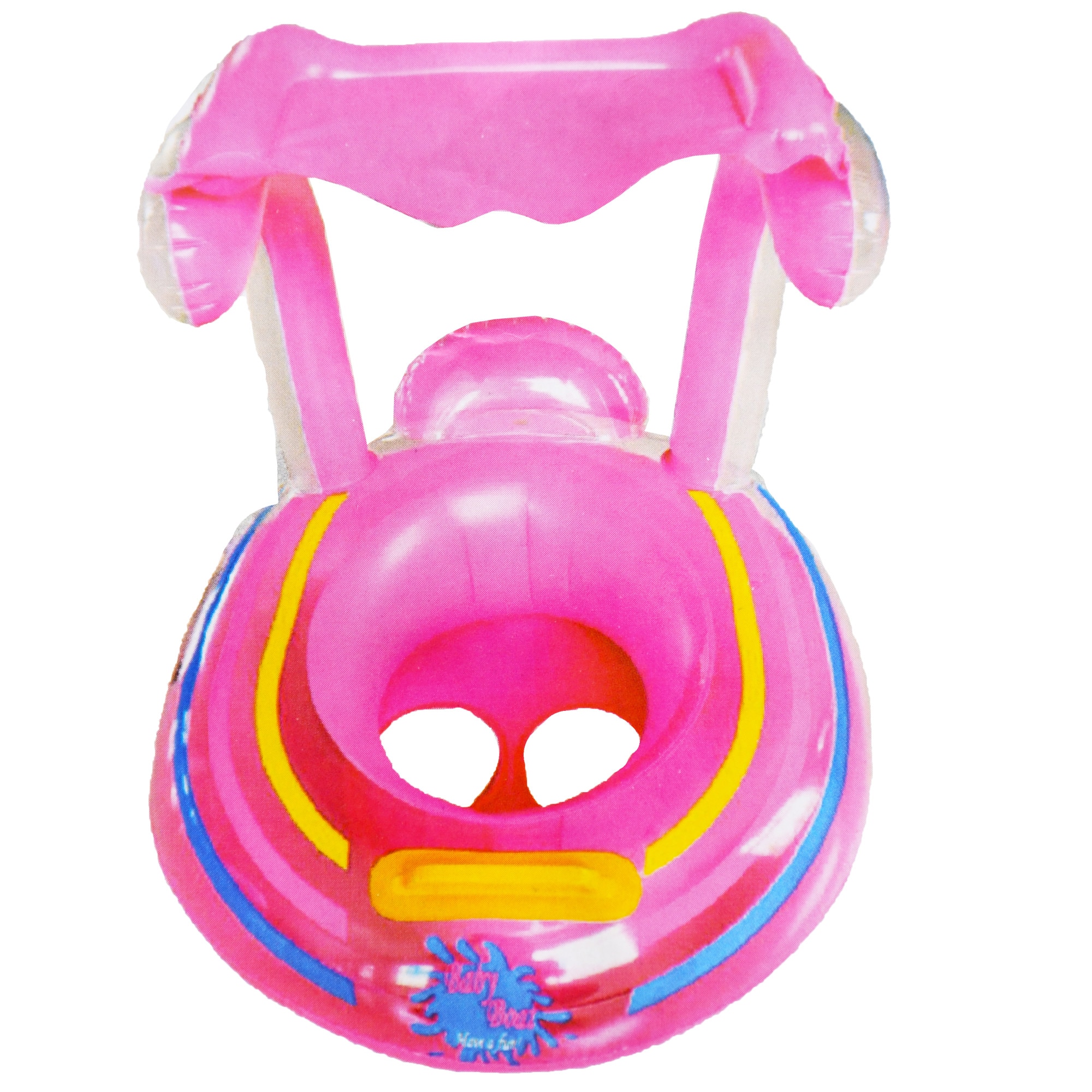 Colac copii cu spatar, 70 x 56 x 58 cm, roz - eMAG.ro