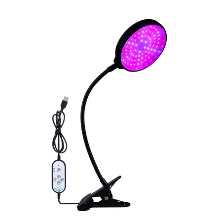 Lumina de crestere LED, WALALLA, 15W, IP66, 5 Trepte intensitate, Negru ...