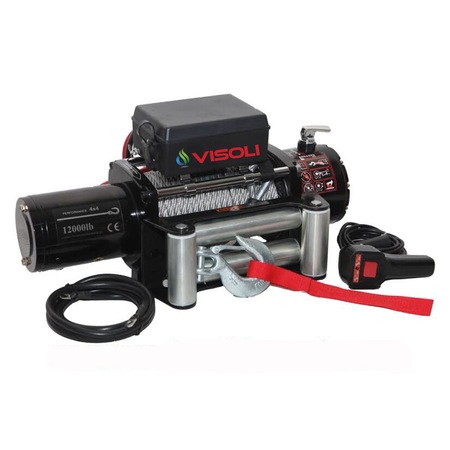 Troliu auto 12000lbs/ 12V serie VISOLI 12000LP - eMAG.ro