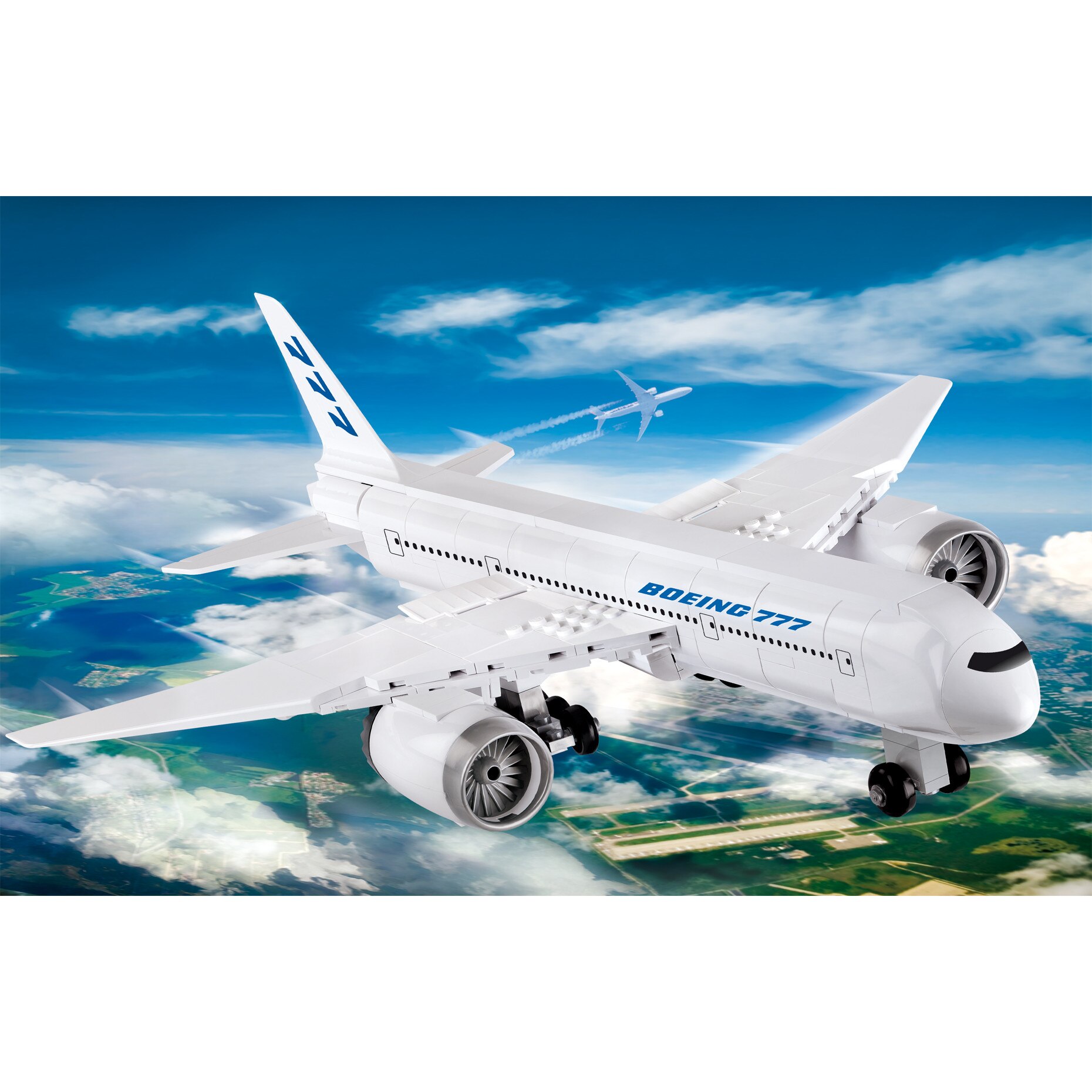 Set Constructie Cobi, Boeing, Boeing 777 (260 pcs) - eMAG.ro