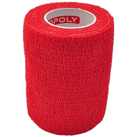 BANDAJ ELASTIC AUTOADEZIV 7.5CMX4.5M Rosu - eMAG.ro
