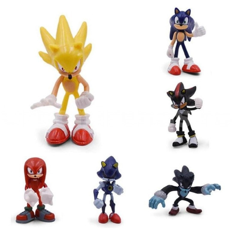 DMS Sonic 2 Boom Rare Dr Eggman Shadow Action Figura készlet, 6 db-os ...