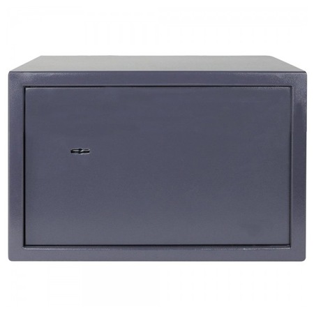 Seif metalic antiefractie cu cheie 250x350x250 mm, negru, Plus Safe ...