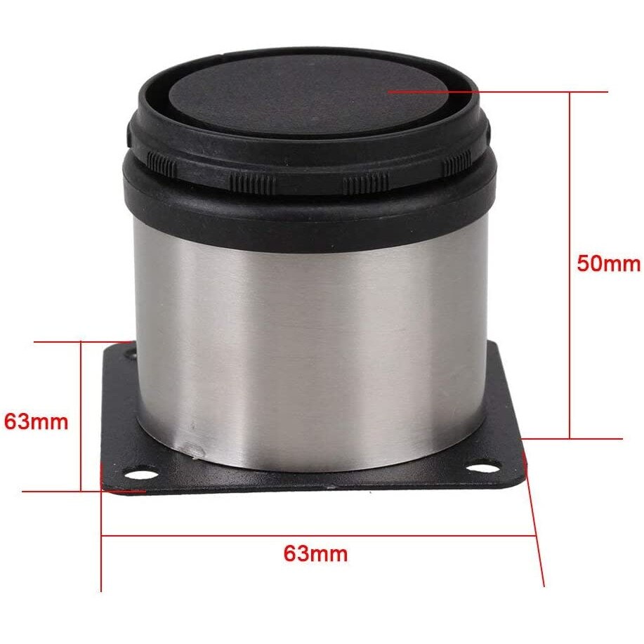 Set 4 picioare masa, Inox, 5x5 cm, 150kg, Argintiu - eMAG.ro