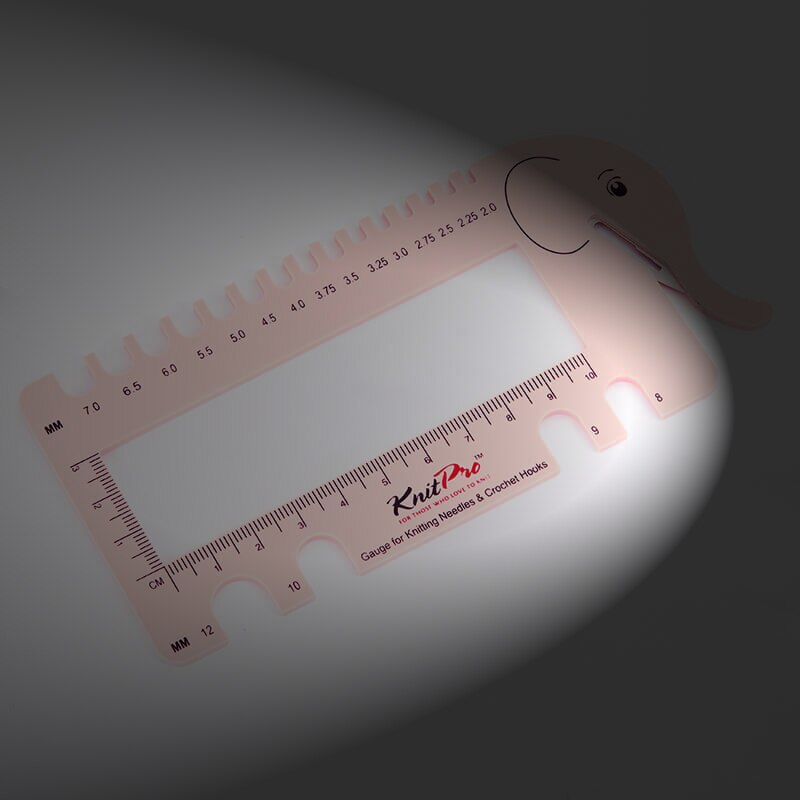Rigla grosime fir croitorie KnitPro, Roz - eMAG.ro