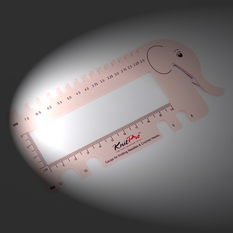 Rigla grosime fir croitorie KnitPro, Roz - eMAG.ro