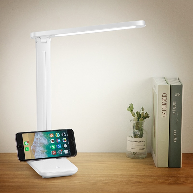Lampa birou Led Wireless BYONDSELF®, cu Acumulator 1200 mAh, pliabil ...