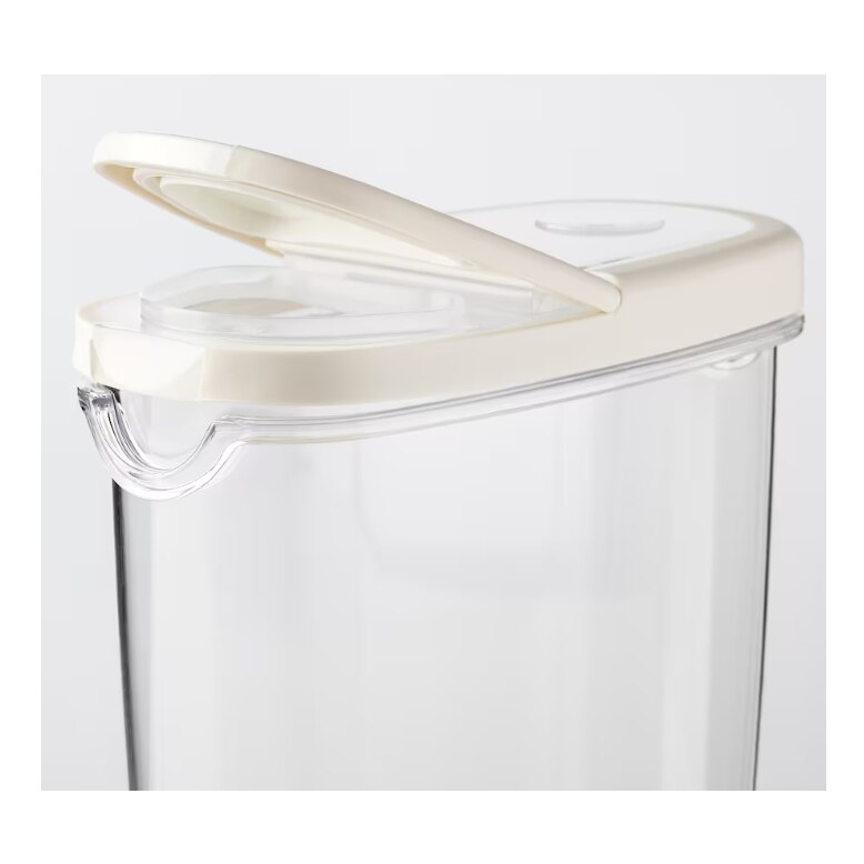 Borcan cu capac, plastic polipropilenic, SyaMAG®, 1.3 Litri - eMAG.ro