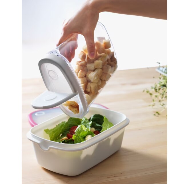 Borcan cu capac, plastic polipropilenic, SyaMAG®, 1.3 Litri - eMAG.ro