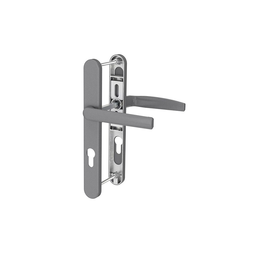 Maner pentru usa PVC asimetric, Victory, din aluminiu, latime 32 mm ...