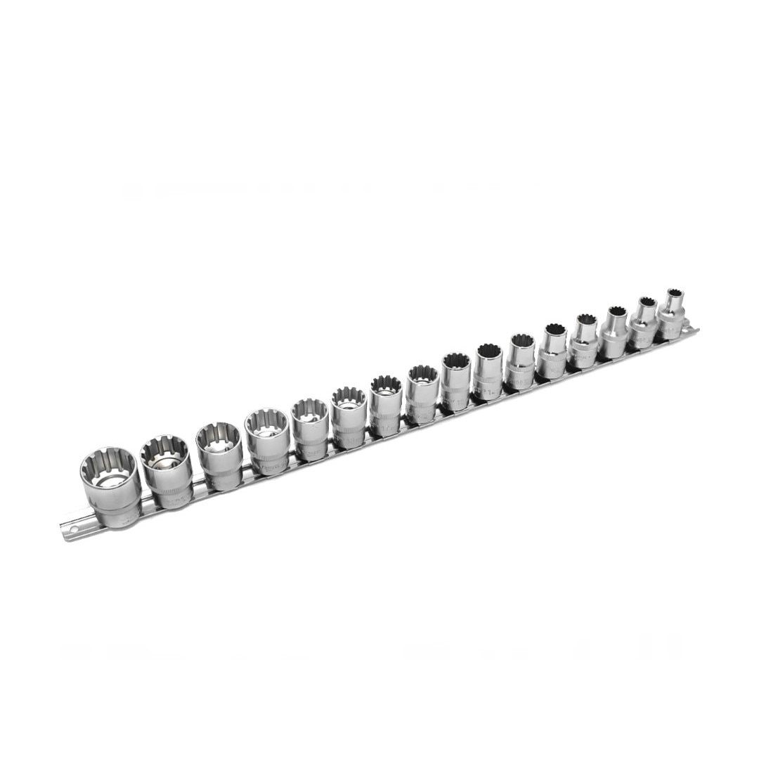 Set tubulare, 6 elemente, 1/2" 8-32 mm Silver - eMAG.ro