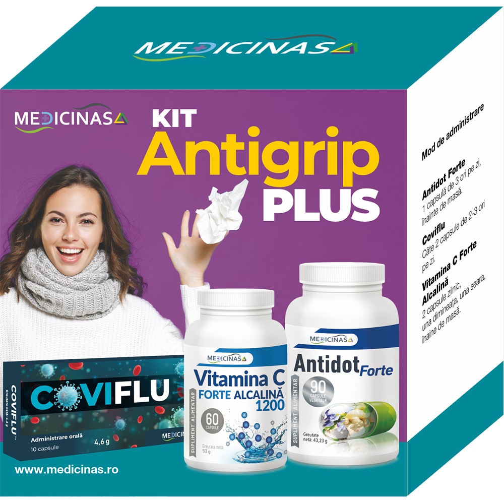Kit Antigrip Plus, pachet pentru 1 luna - eMAG.ro